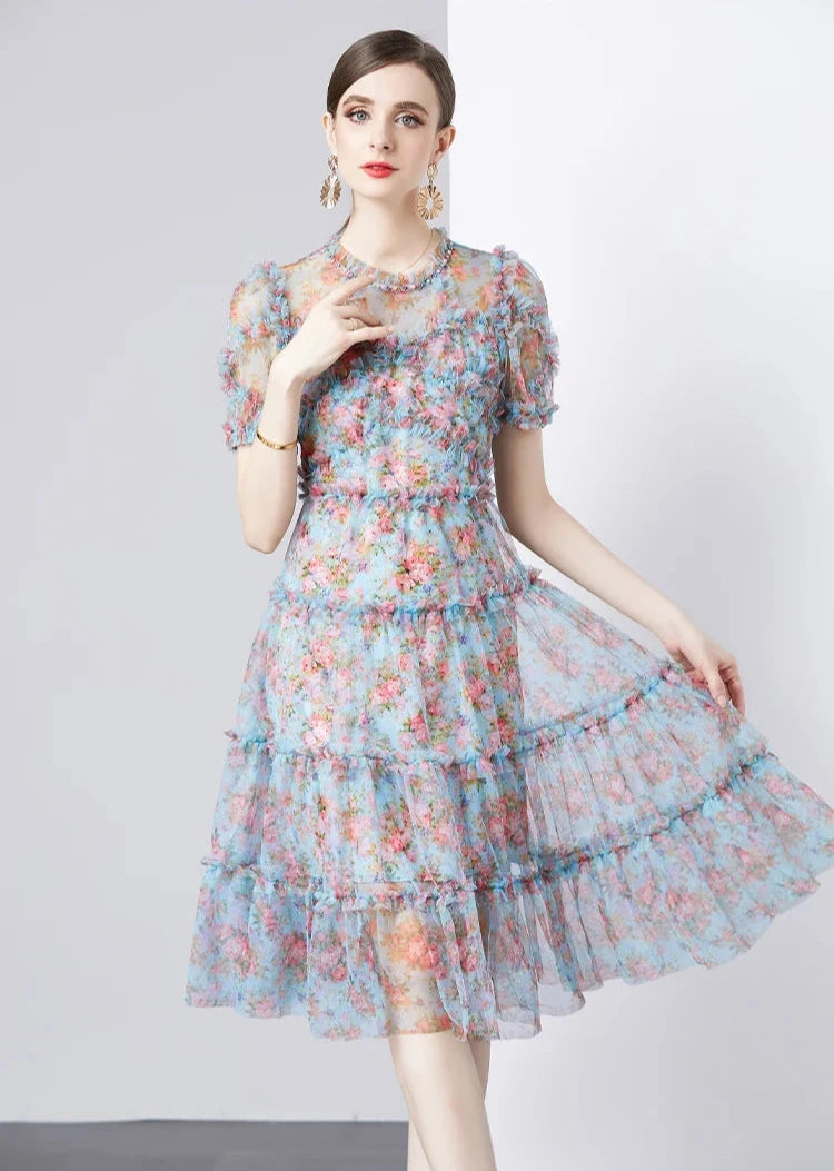 Funky Fairy Tale Midi Dress – Maimoco