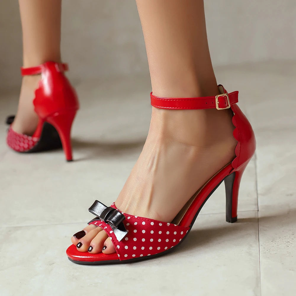Cherry Panic Pump Sandals – Maimoco